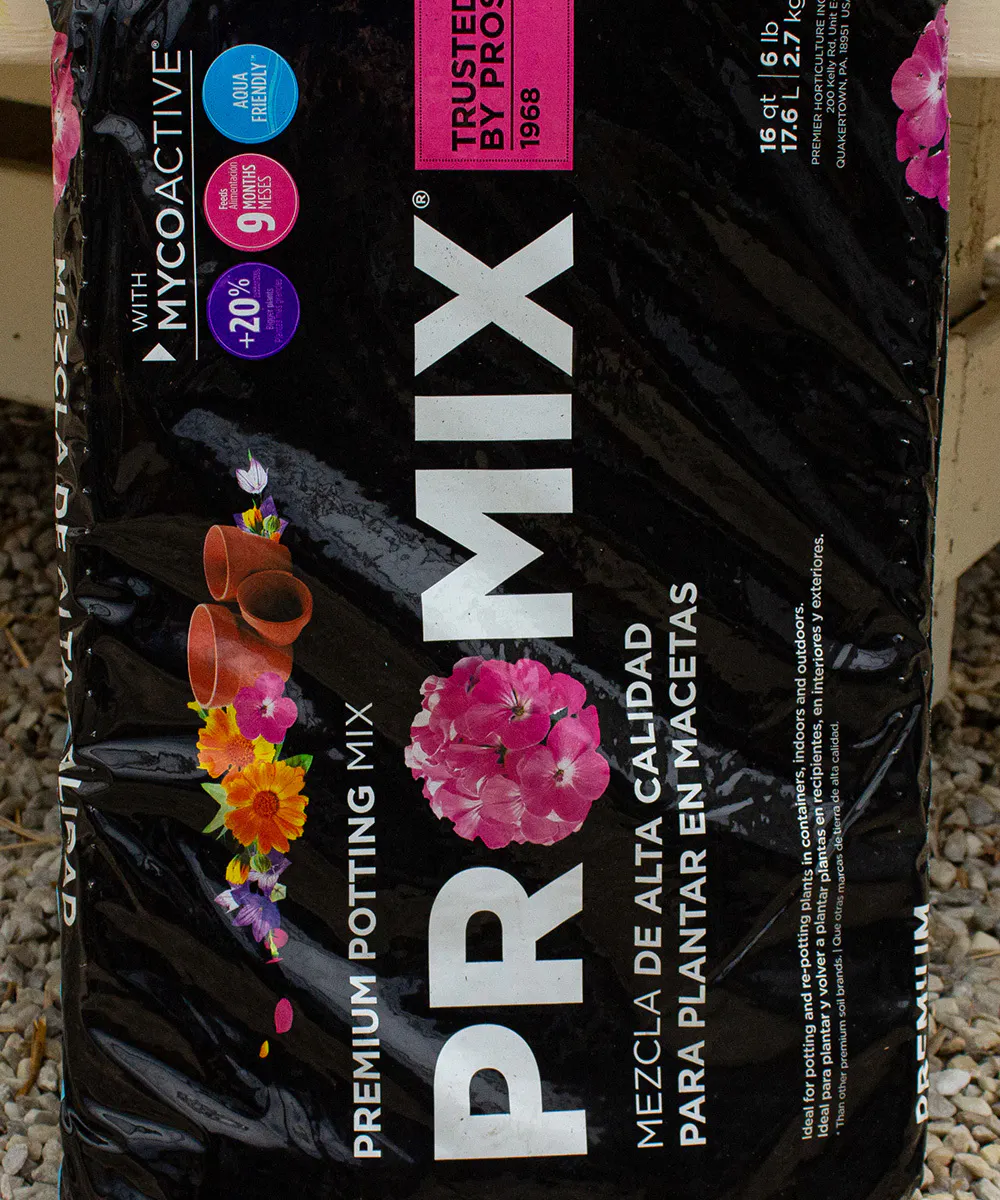 Promix Potting Soil - Soils, Mulch & Compost - Radebaugh Florist ...